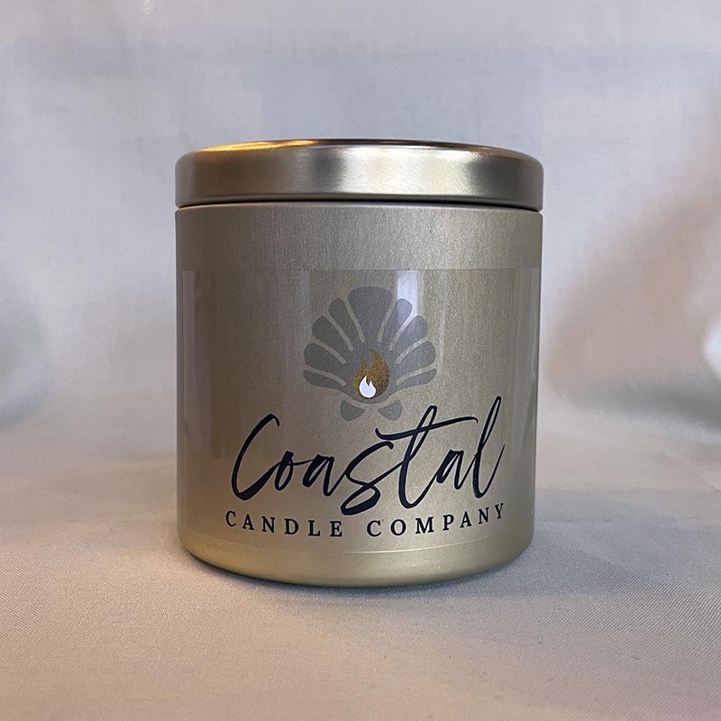 12oz Infinity Tin (Gold) | Coastal Candle Company